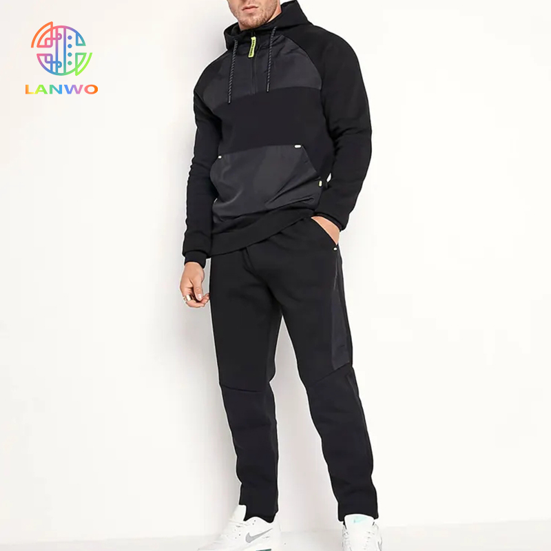 Fashion Design Loose Fit 2 Pieces Sweat Suit Men Streetwear Color ...