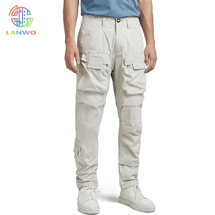 Popular Cargo Pants Oem Custom Logo Men Casual Multi-pocket Straight ...